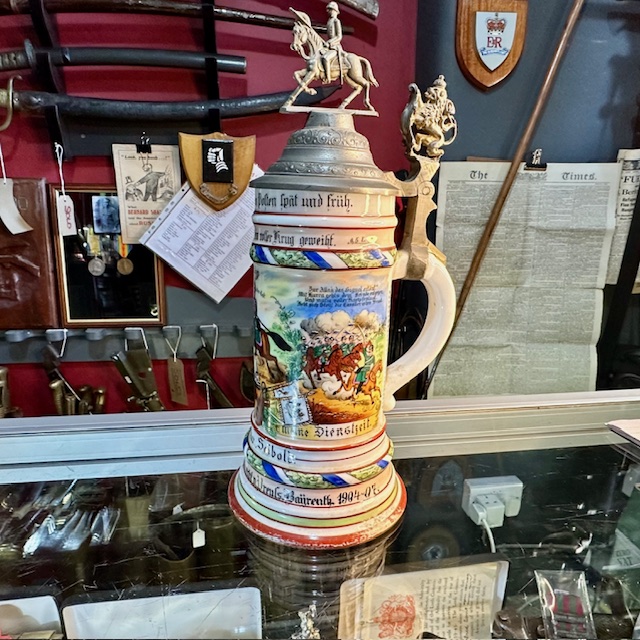 Armoury Antiques and Militaria: Ref: Prussian/ German Tankard.